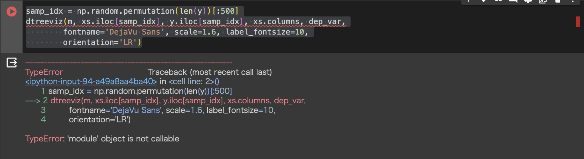 dtreevizで「TypeError: 'module' object is not callable」が発生してしまった時の対処法 | 公務員からデータサイエンティスト転生日記